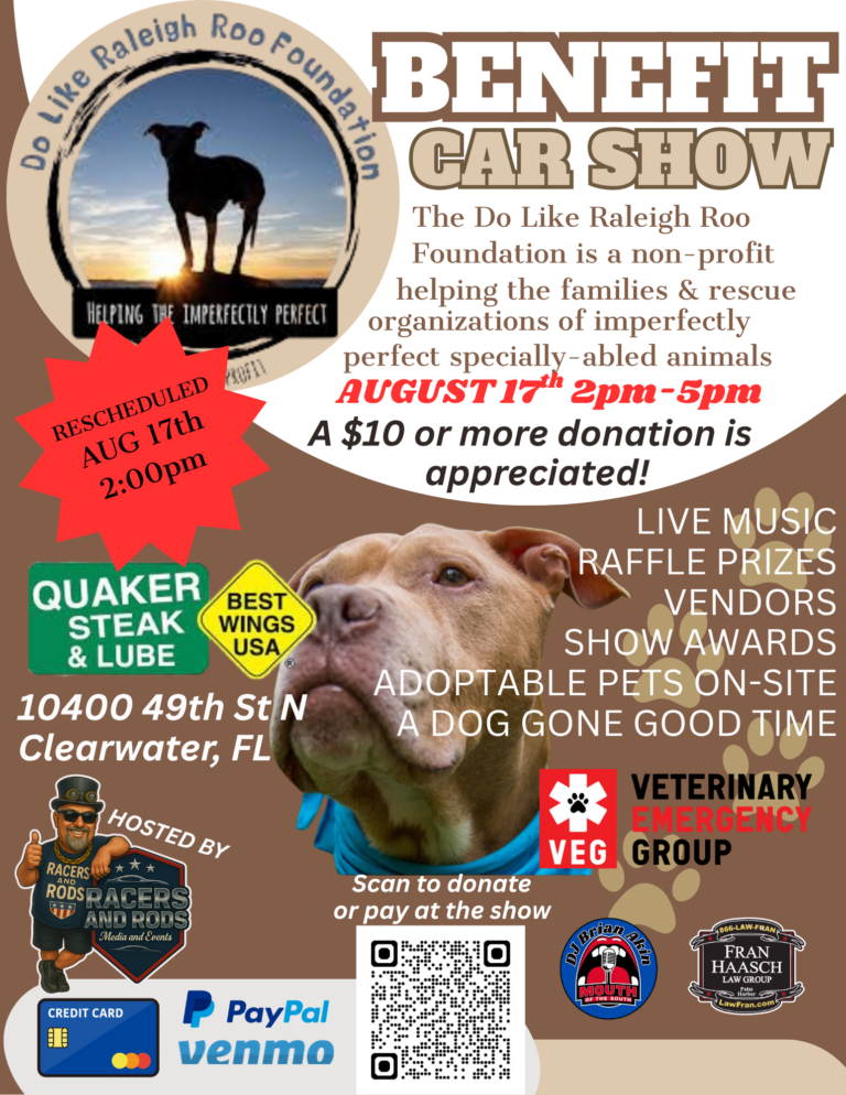 Roo and Rods Benefit Car Show – Dog & Family Friendly | FLA Car Shows