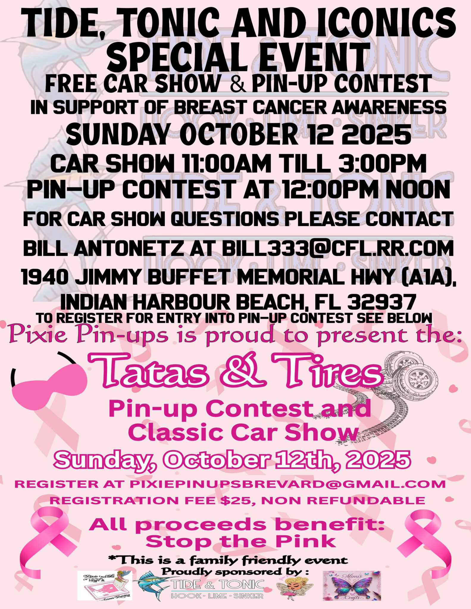 Tatas & Tires Pin-Up Contest & Car Show | FLA Car Shows