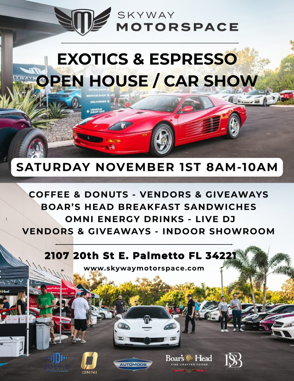 Exotics & Espresso | FLA Car Shows