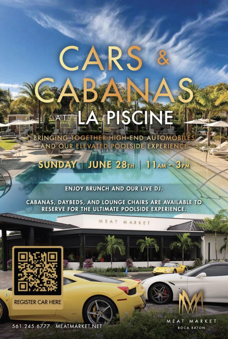 Cars and Cabanas at Meat Market Boca Raton | FLA Car Shows